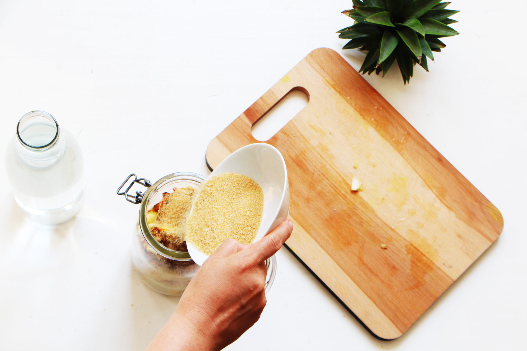 Tepache, boisson fermentée à l'ananas {anti-gaspi} - Au four & au moulin