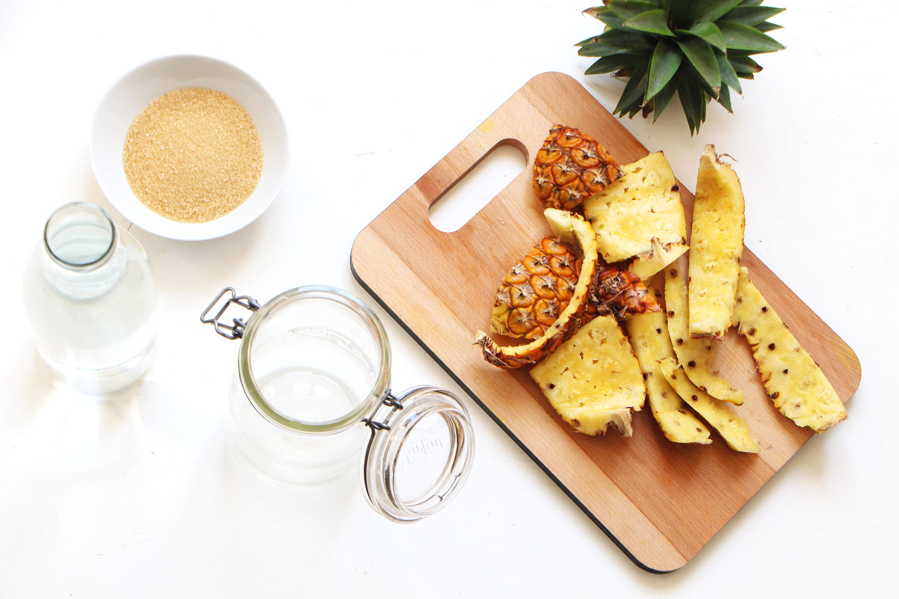 Tepache, boisson fermentée à l'ananas {anti-gaspi} - Au four & au moulin